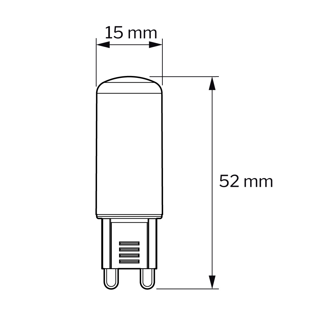 Philips Corepro LEDcapsule - G9 - 2.6W - 300 lm - 2700K - Dimbaar ...