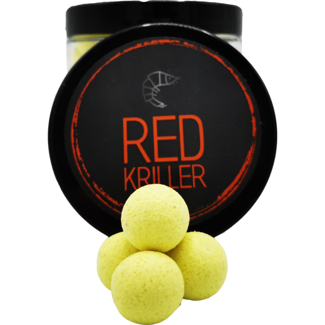 De Solution Boilies Red Kriller Washed out pop-ups - HengelsportCentrale.nl