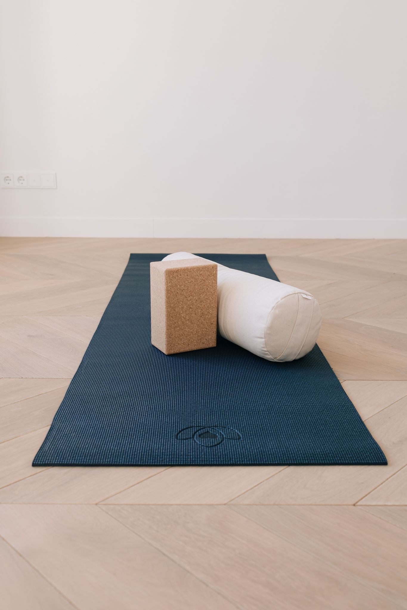 Yogamatte sticky extra lang Indigo 200 cm - Lotus - Superyoga