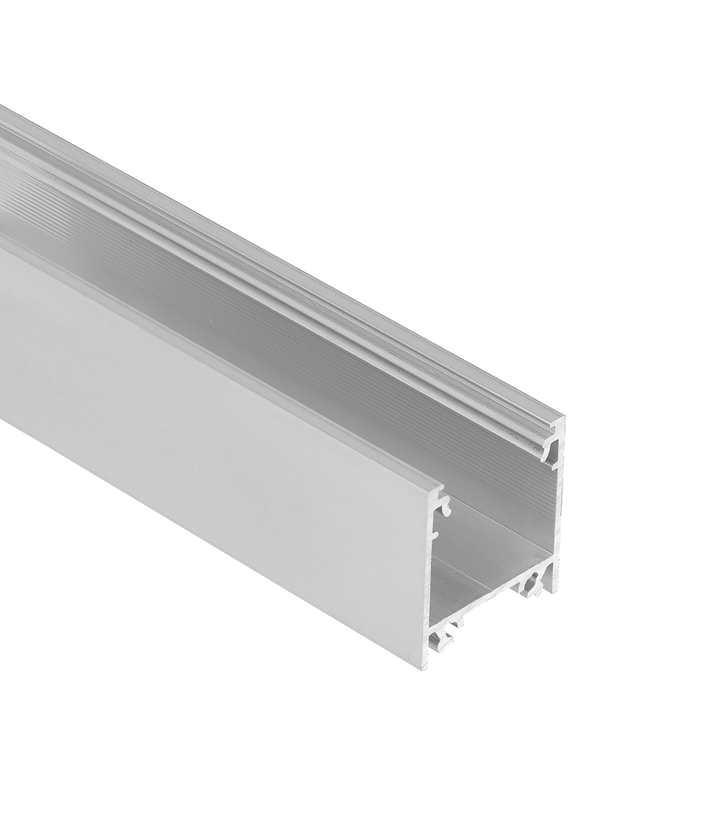 LED Profiel Linea Opbouw Raw Aluminium - PremiumLED