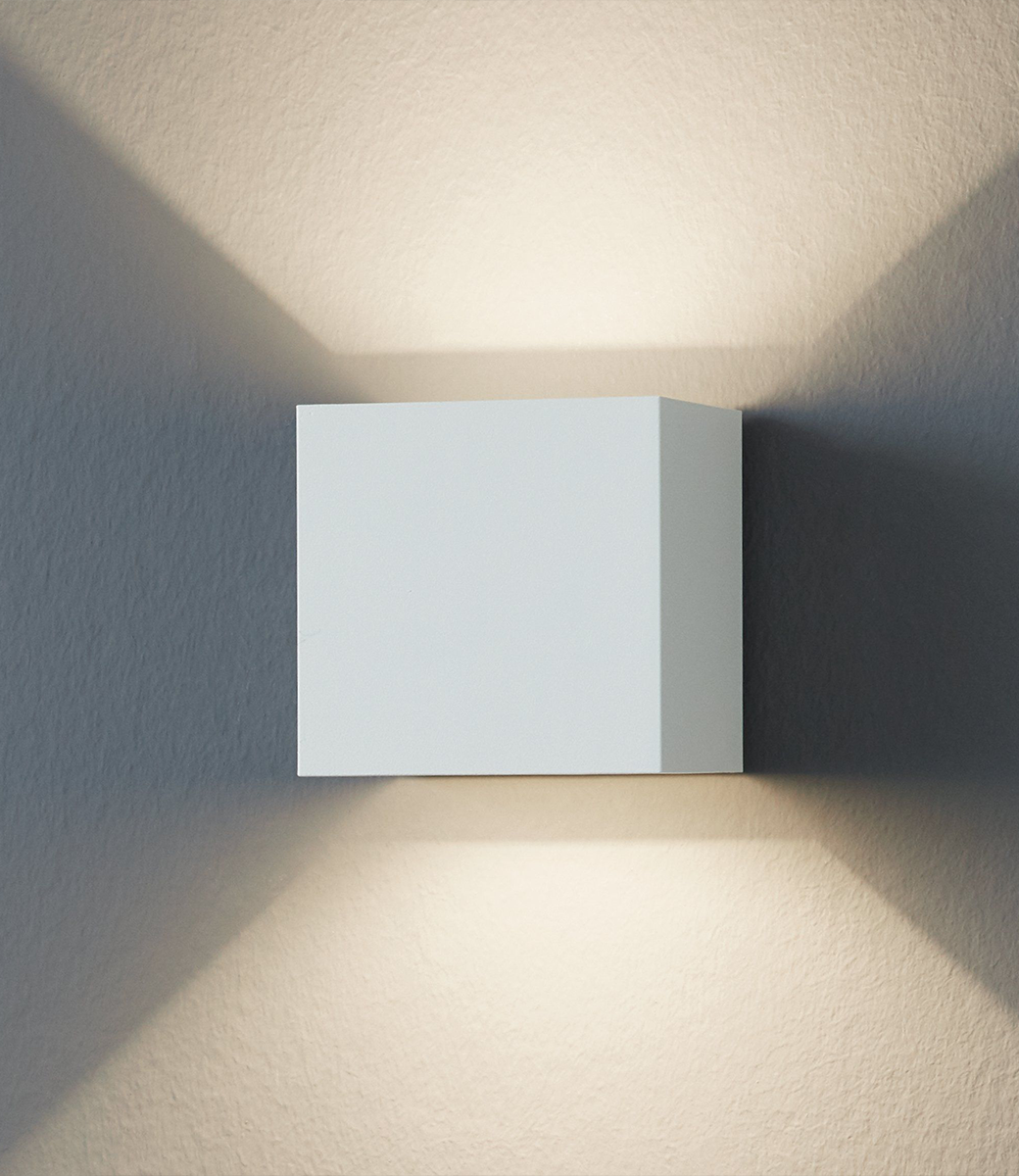 Cube Wandlamp Wit 3000K - PremiumLED