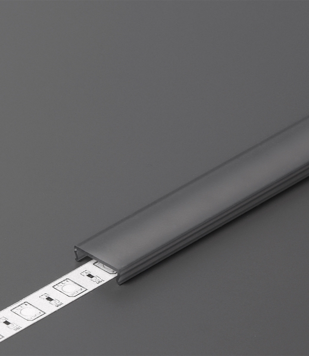 LED Profile Cover C1 Click Black - PremiumLED