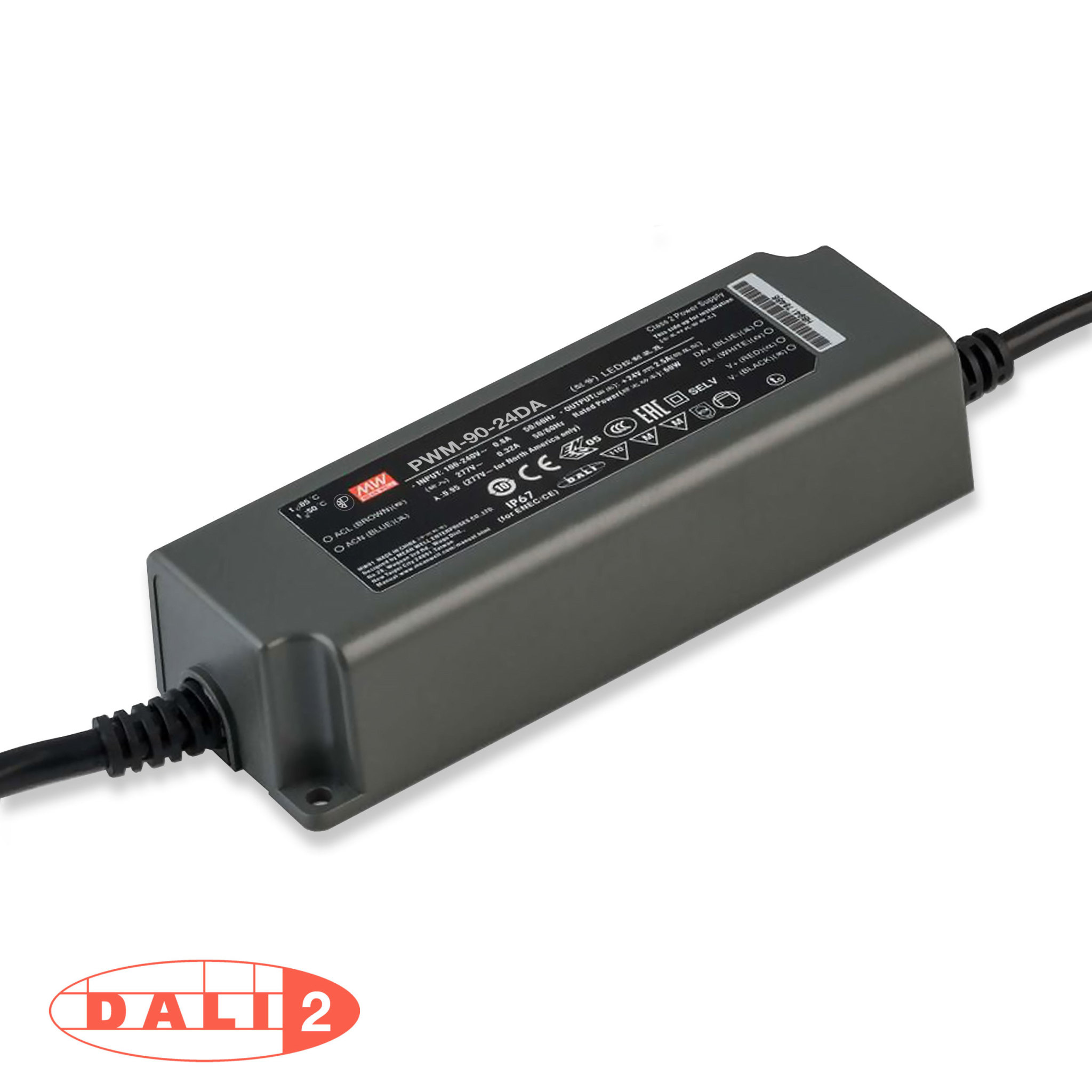 PWM LED Driver 90W 24V (DALI2) - PremiumLED