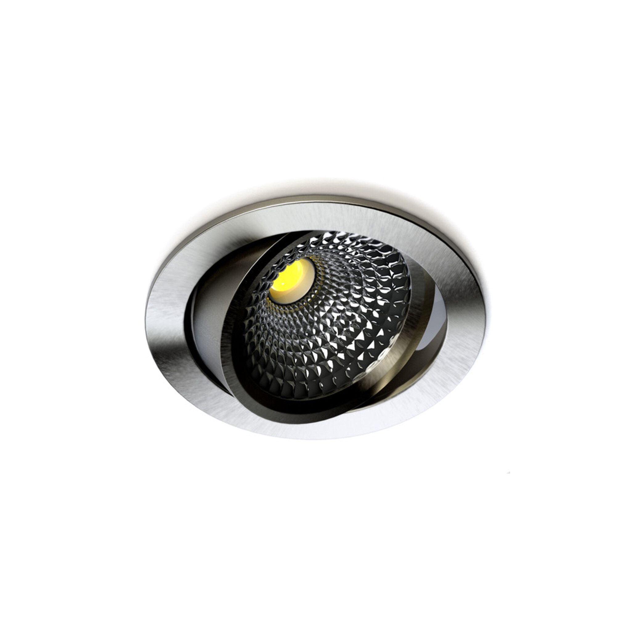 STAR Ultra Flat Recessed Spot Round Brushed 2700K - PremiumLED