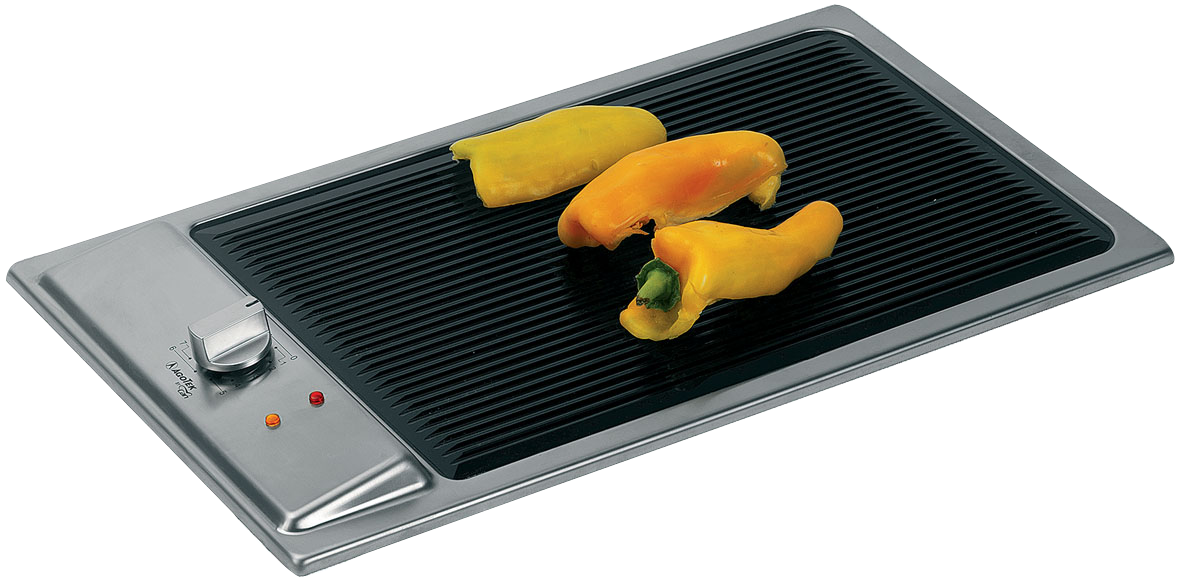 Flush mount elektronische grillplaat uit RVS (2400W), 230V, 500x300x4mm ...