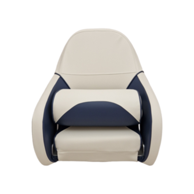 Hollex stuurstoel Classic Moon wit/ navy - XXL water