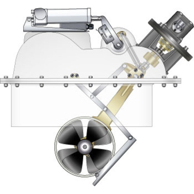 INTREKBARE BOEGSCHROEF - XXL water