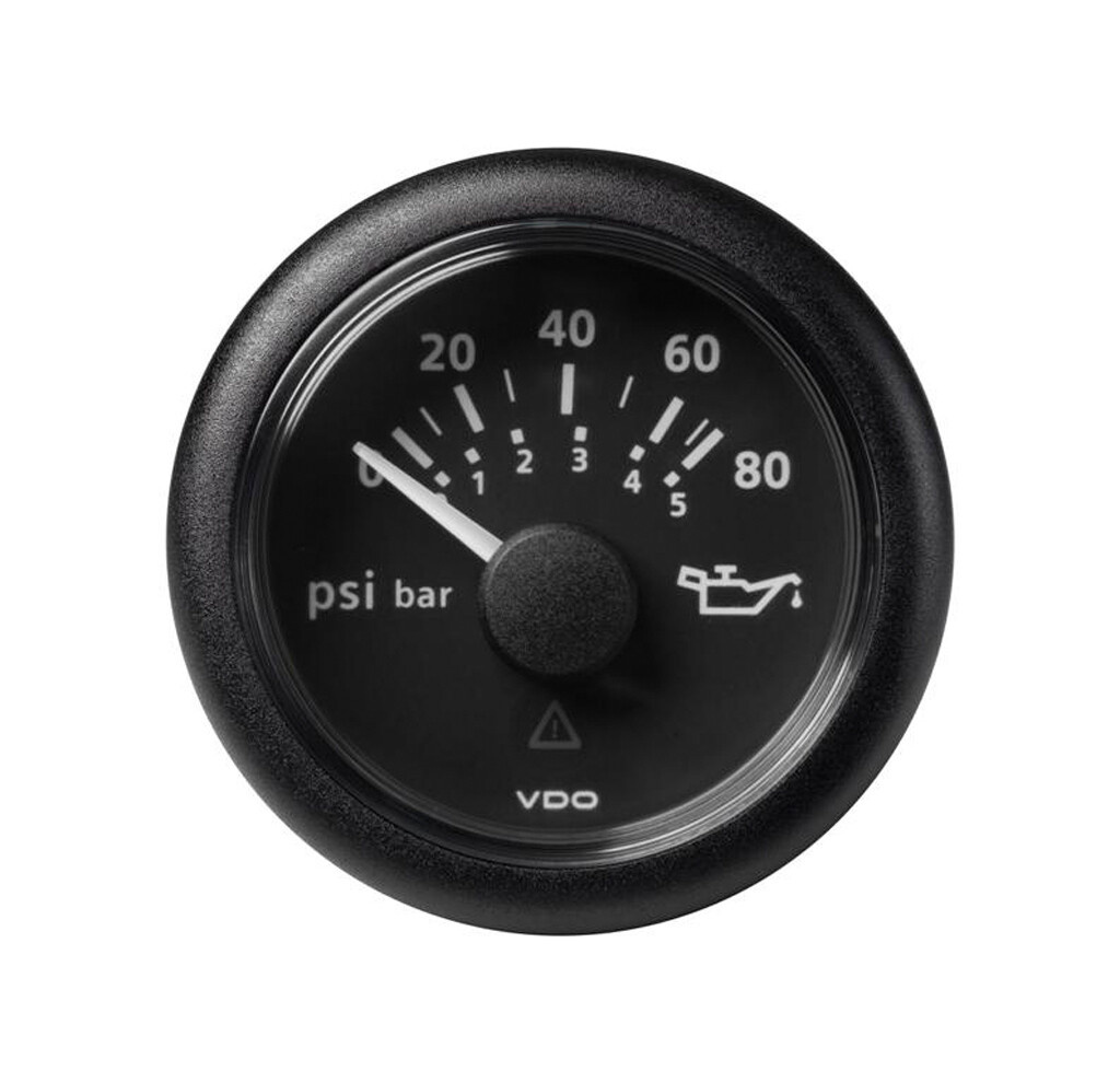 VDO VLB Olie Druk 0-80psi/0-5bar RB 52mm - XXL water