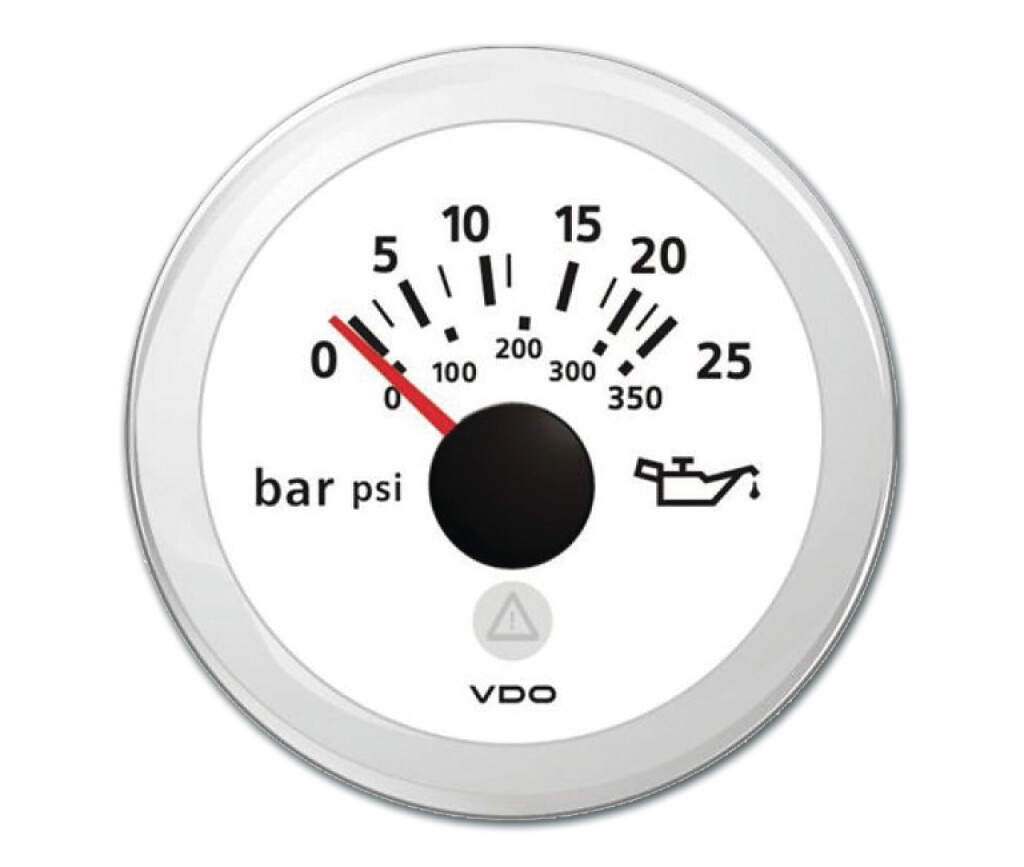 VDO VLW Trans Olie Druk 0-25bar/0-350psi RW 52mm - XXL water