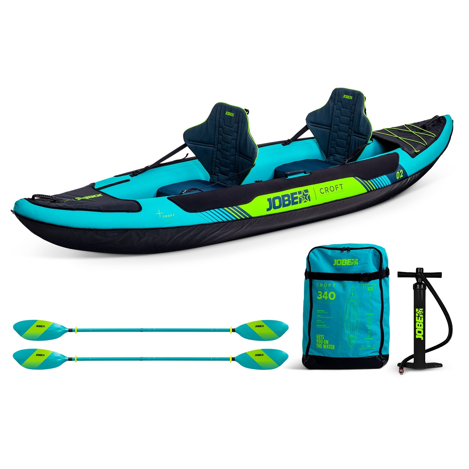 Croft Inflatable Kayak Package - XXL water
