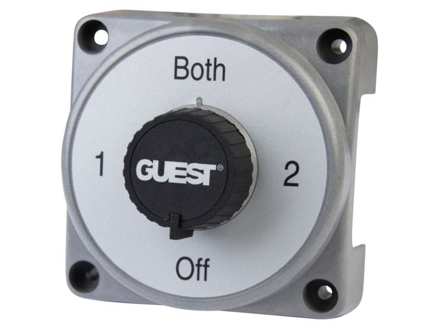 º Heavy Duty Battery Selector 360A continuous with AFD - XXL water