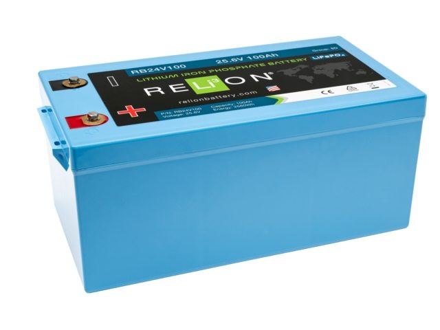 Accu lithium LiFePO4 25.6V 100Ah - XXL water