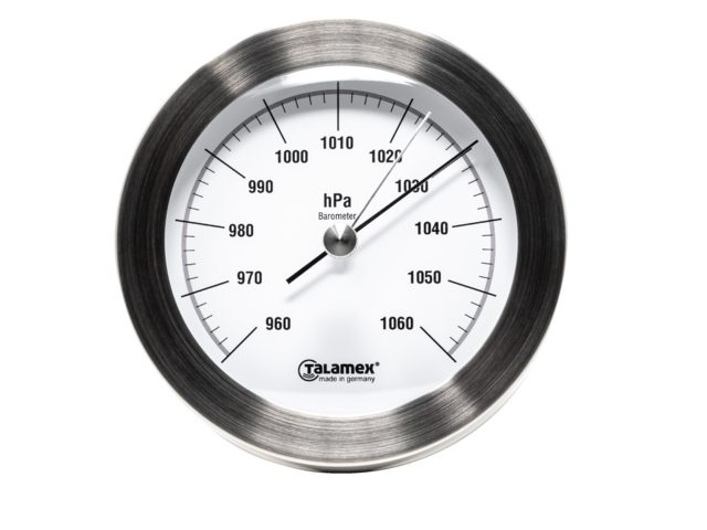 Talamex Barometer RVS 100mm - Duurzaam en Nauwkeurig - XXL water