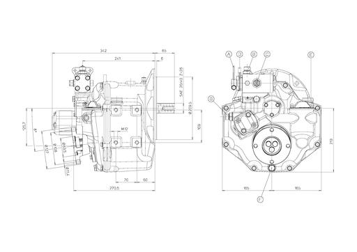 Technodrive Technodrive hydraulische keerkoppeling TM485A R=1 51:1 ...