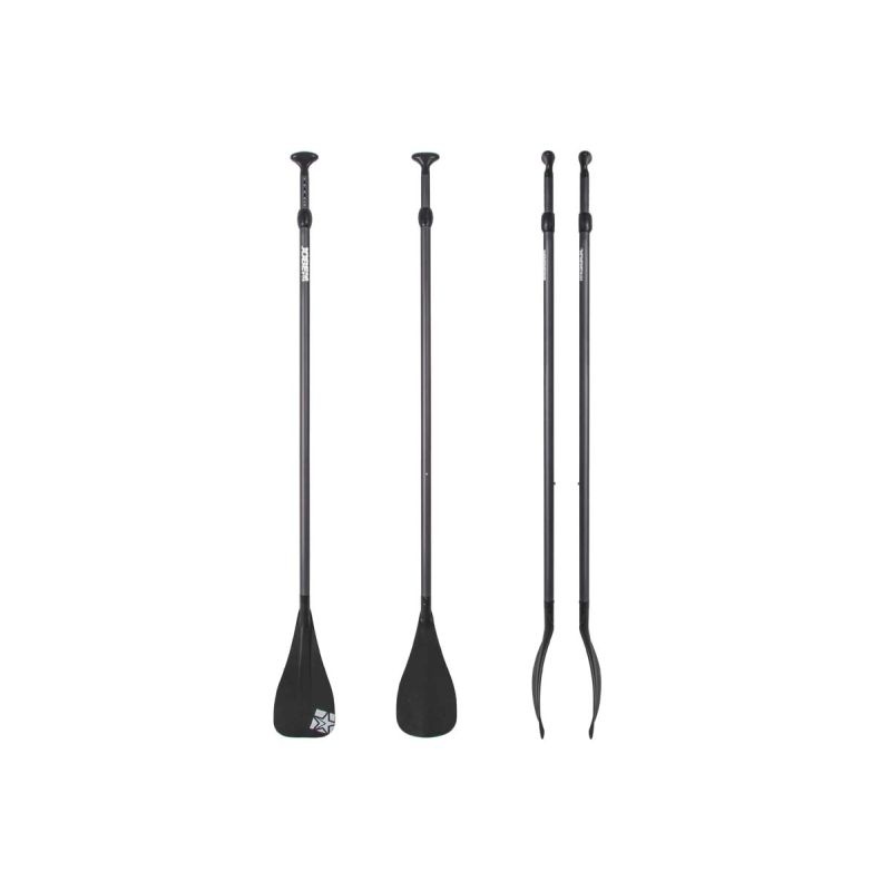 ALUMINIUM SUP PADDLE BLACK 3-PARTS - XXL water