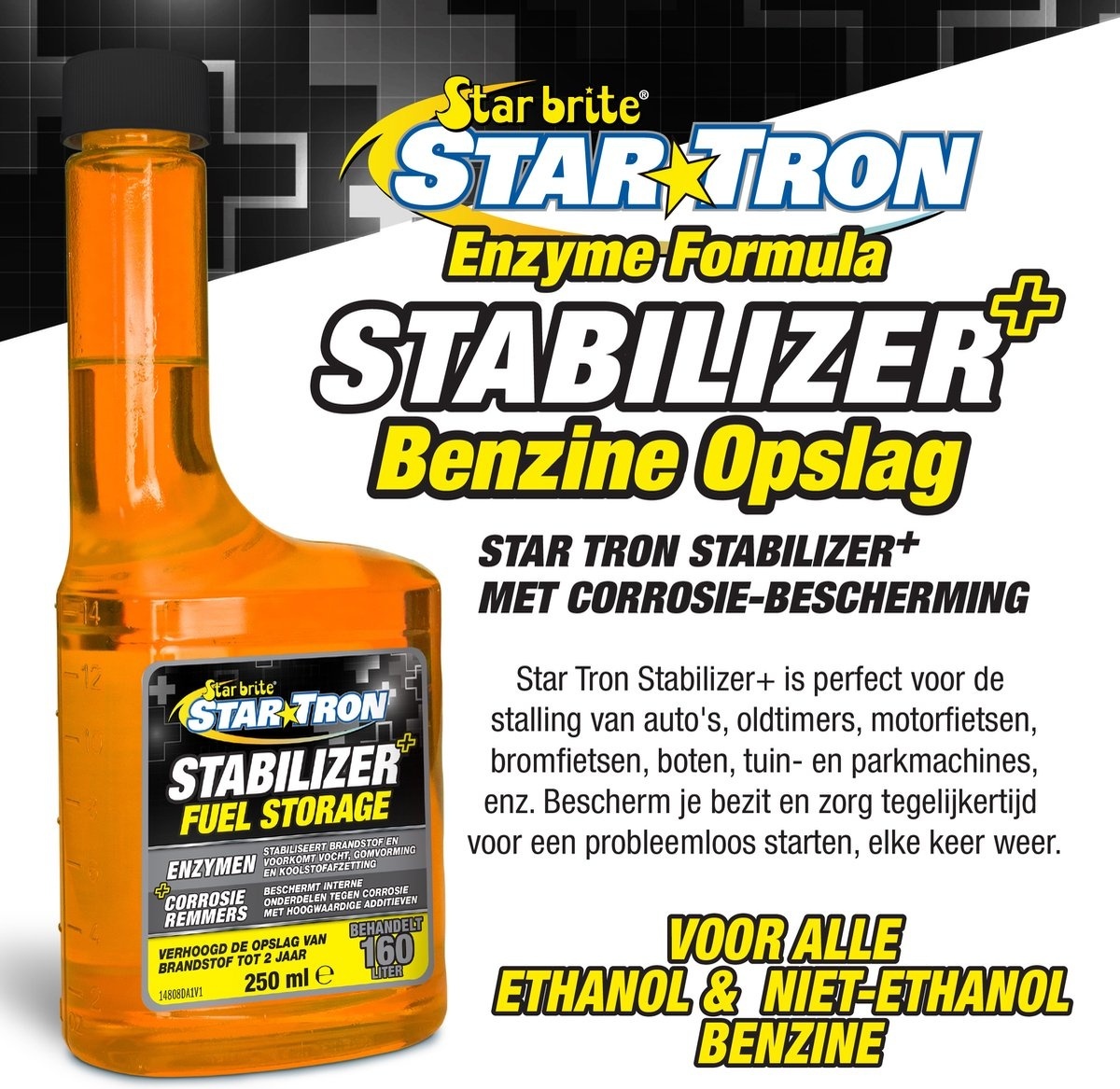 Star Tron Stabilizer+ - Verhoogt de Opslag van alle Ethanol- en Niet ...