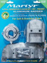 Aluminium Anode kit Alpha-1-Gen II >1991 - XXL water