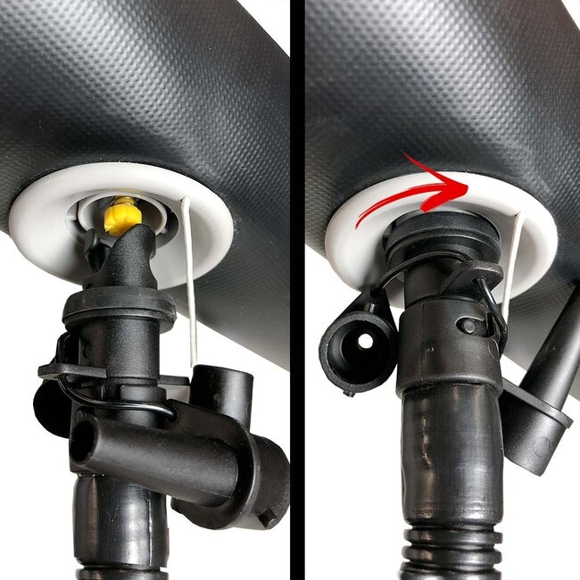 Hogedruk SUP Handpomp - XXL water