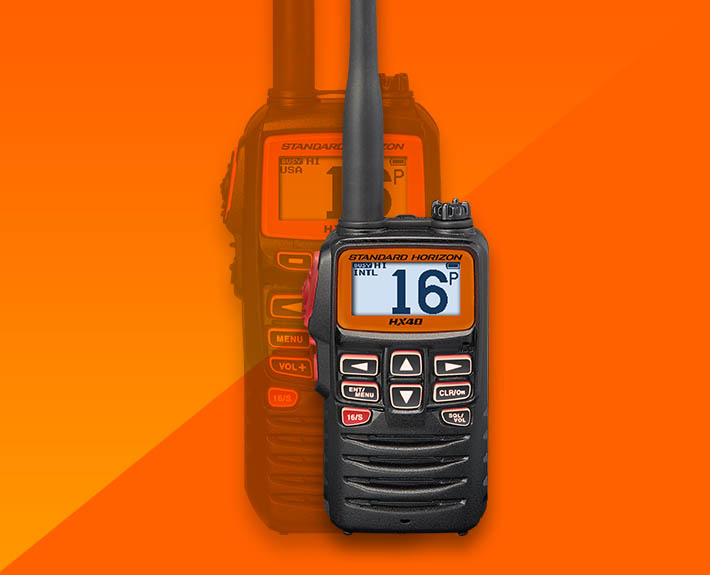 HX40E MARINE VHF - XXL water