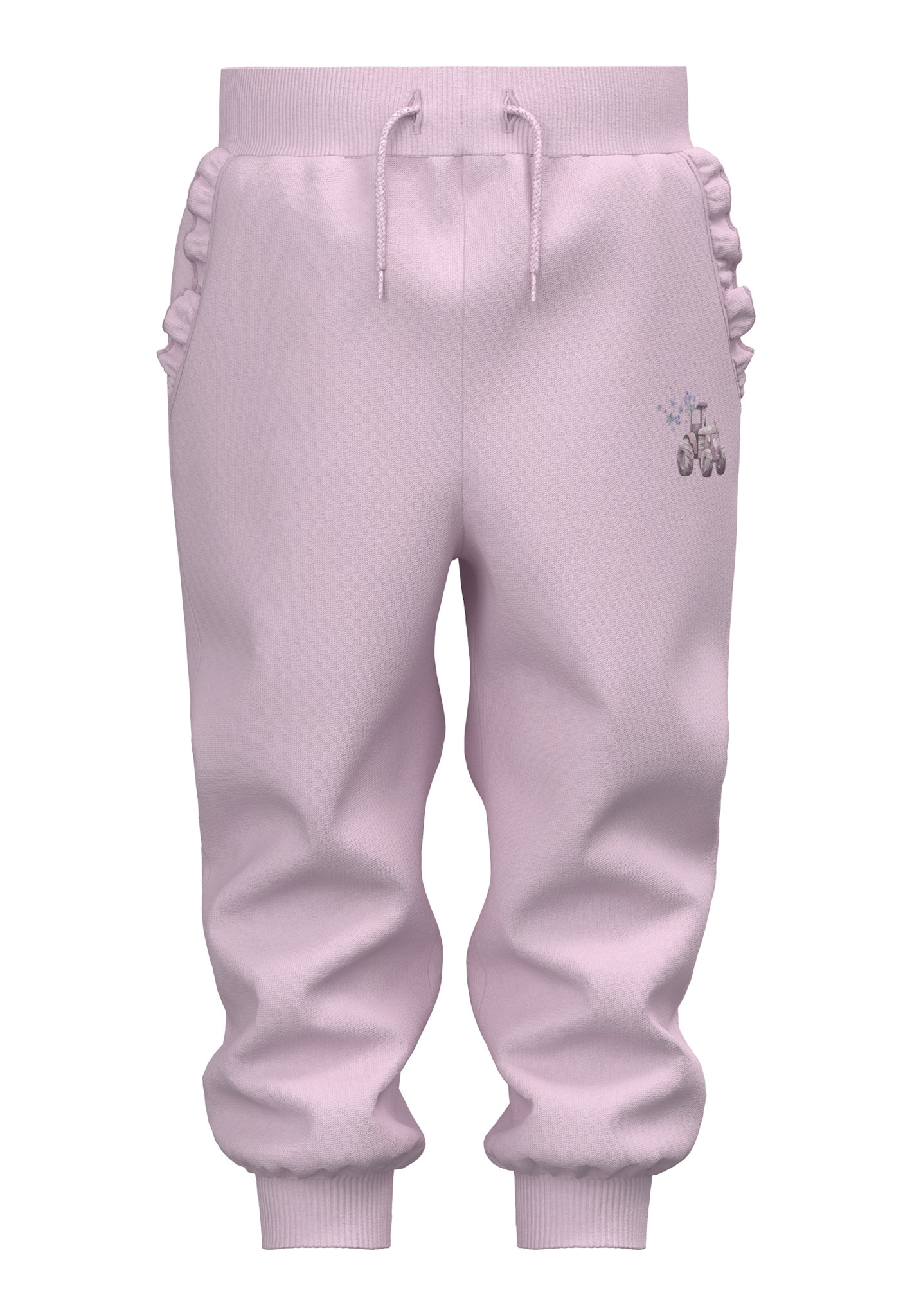 Lichtroze broek tractor - Lis & Lou