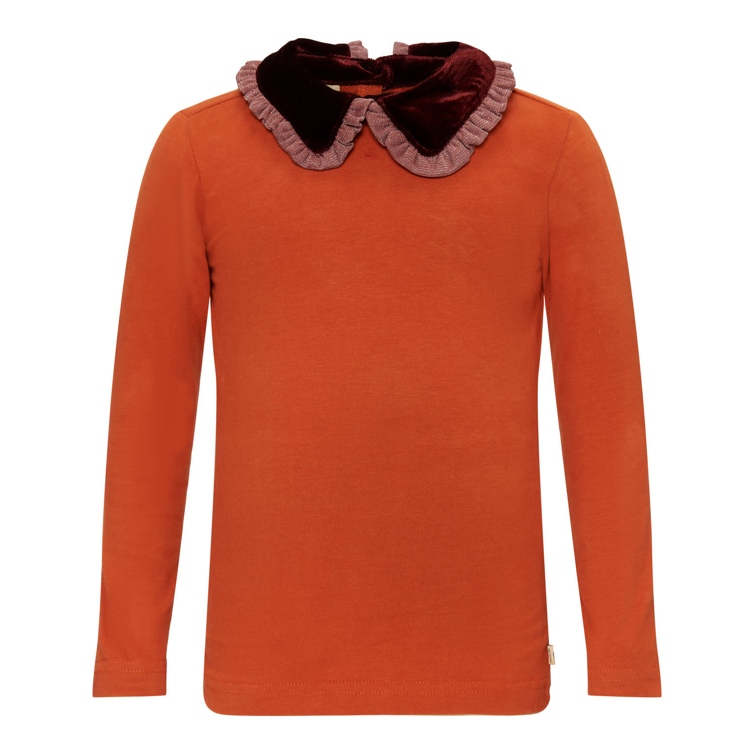 Velvet Collar Top - Wala Top - Cinnamon - LE BIG - LE BIG