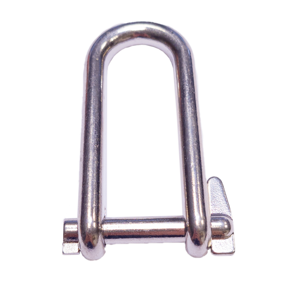 Seilflechter - D-sluiting met borgpen - Lange uitvoering - RVS A4 ...