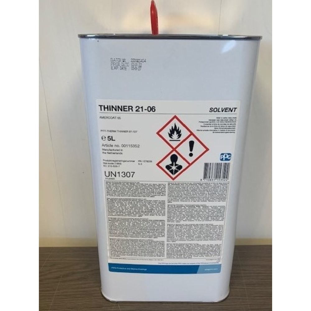 Thinner 21-06 - 5 Liter - Westvoorn