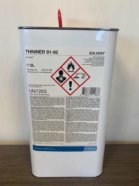 Thinner 91-92 - 5 Liter - Westvoorn