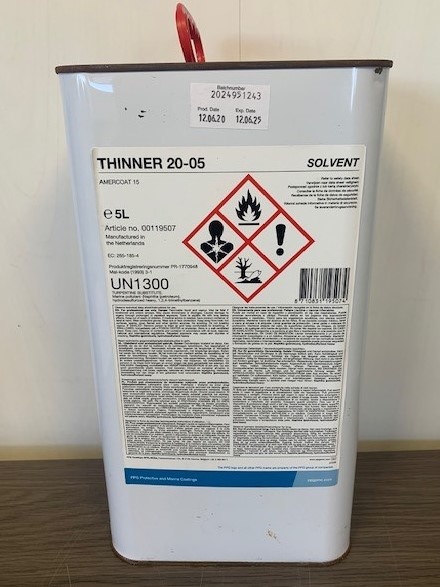 Thinner 20-05 - 5 Liter - Westvoorn