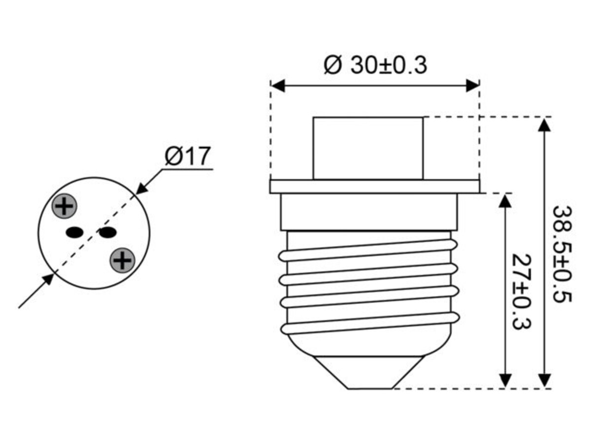 Talamex - Adapter E27 naar G4 - Westvoorn