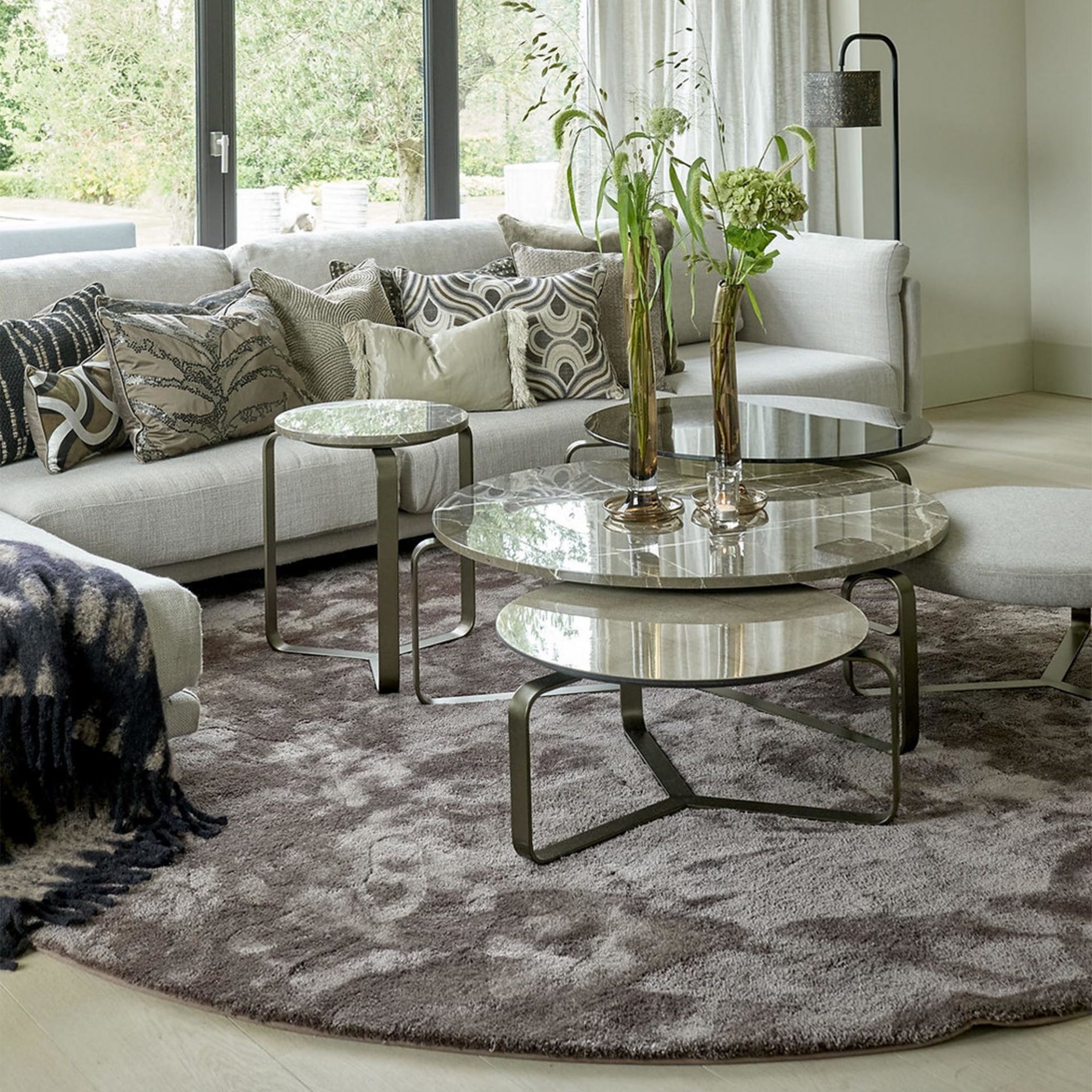 Lora Coffeetable Round Marble - Proluca Interiors