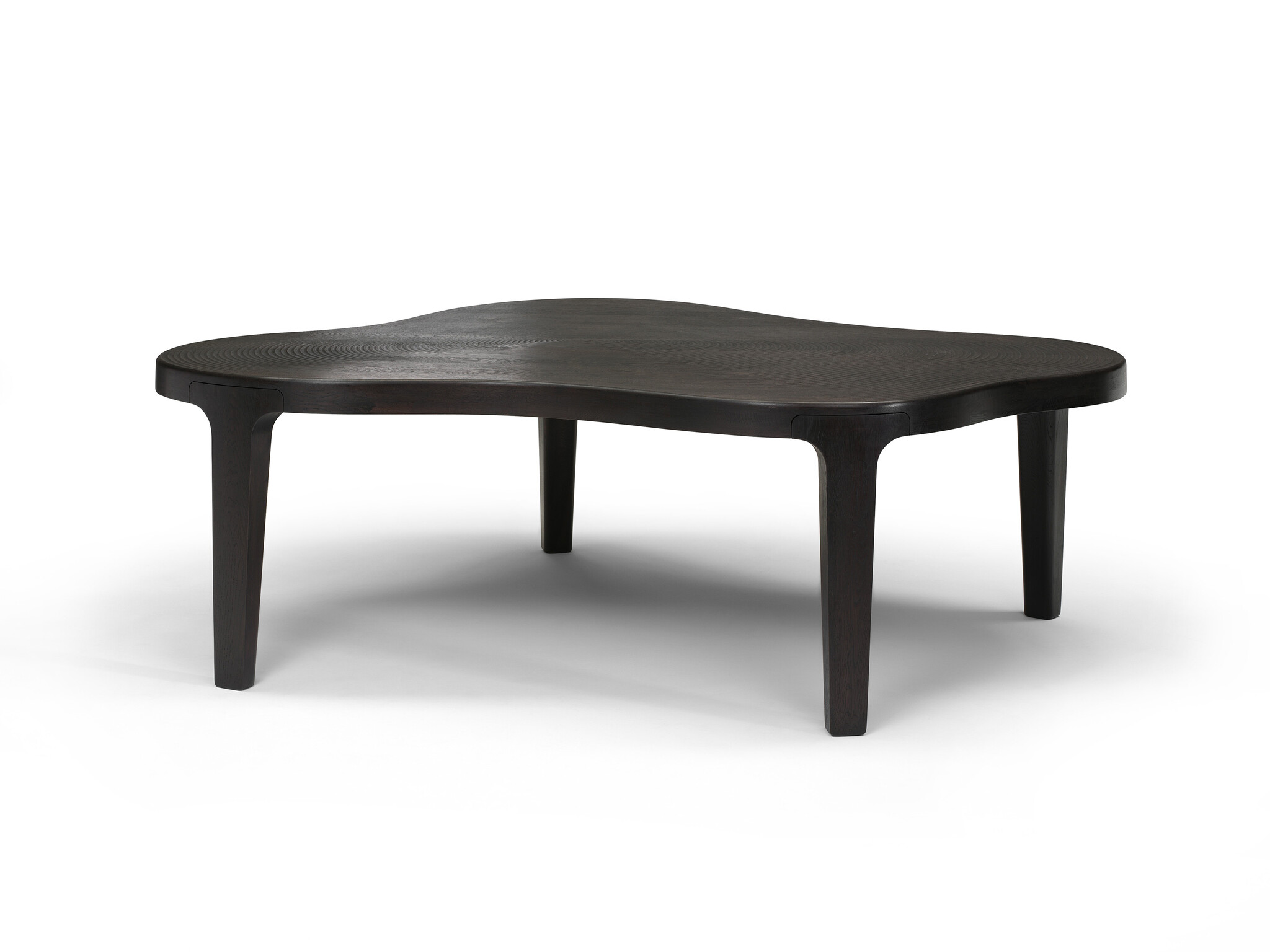 Linteloo ISOLA Dining Table 242 x 166 Anthracite Milled Rings - Proluca ...