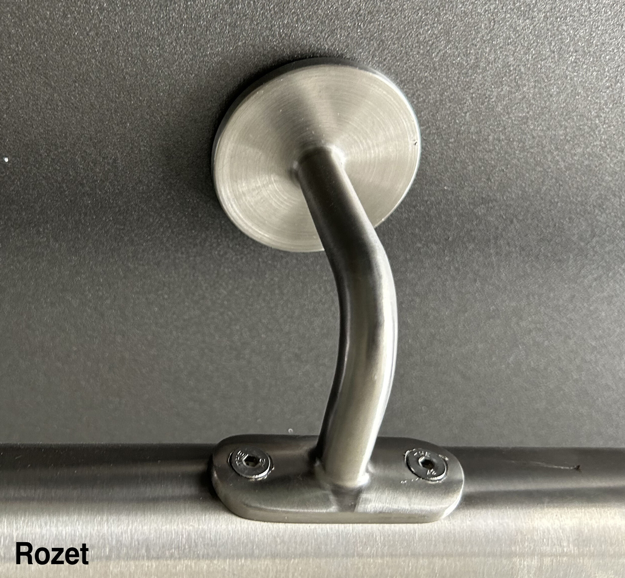 Support de main courante en acier inoxydable Rosette