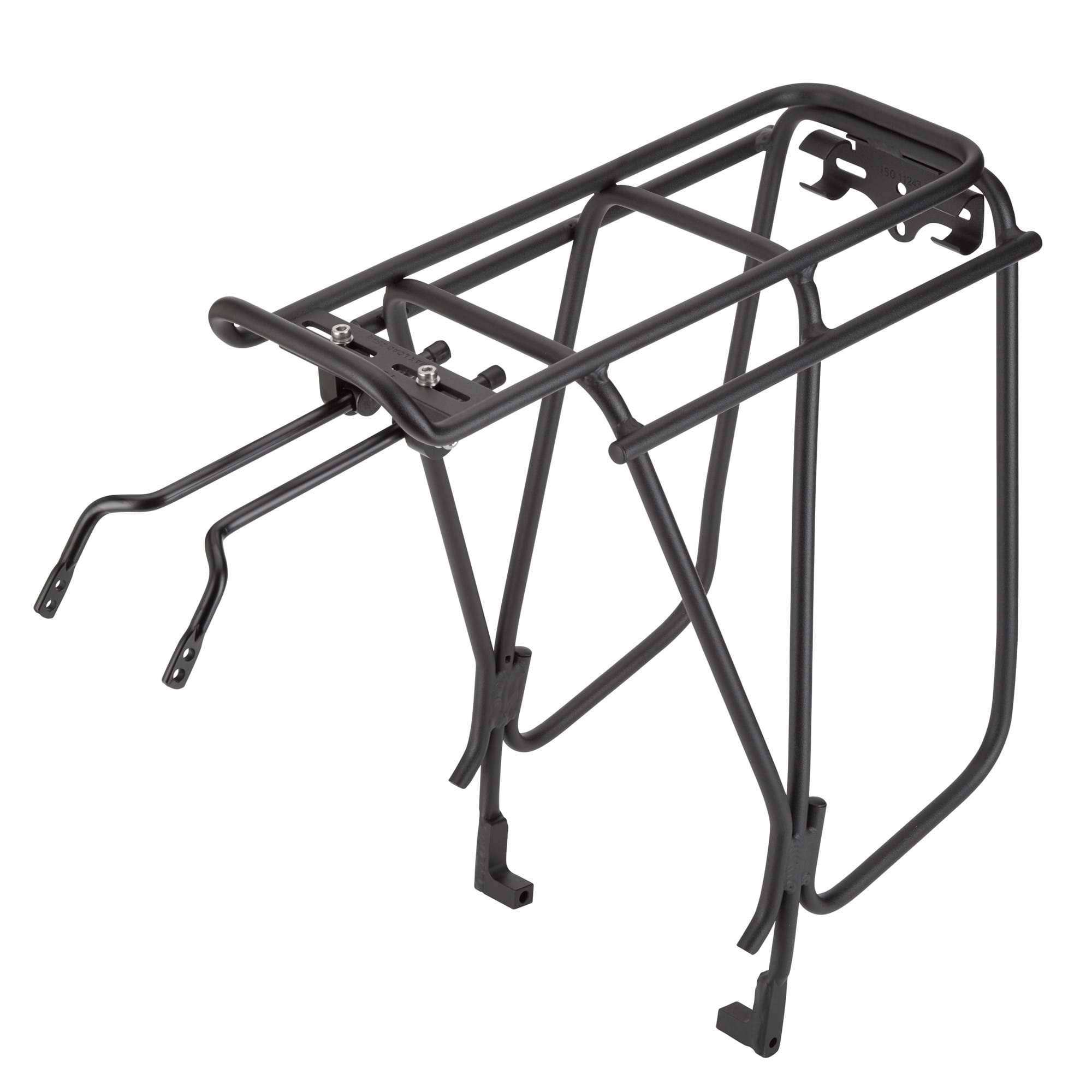 Transalp Rear Disck Rack Black - Duff Cycles