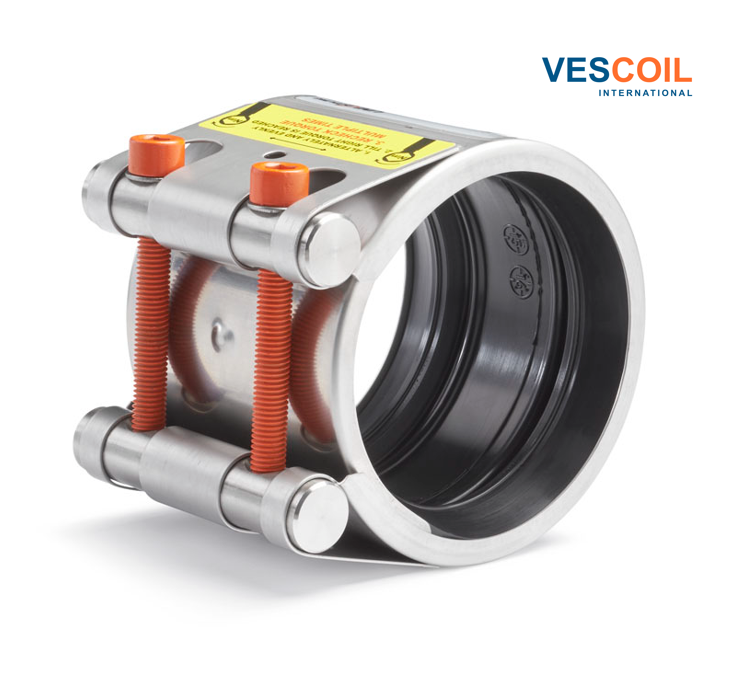 Pipe coupling UNI-Flex EPDM PN16 - Vescoil International BV