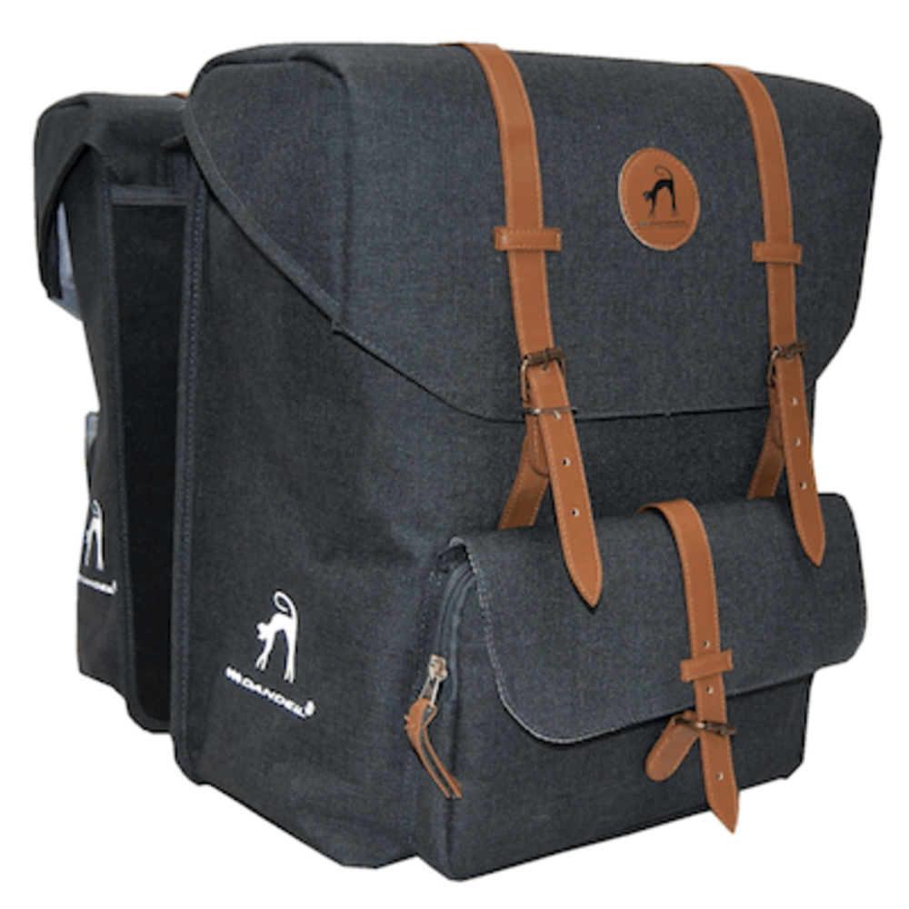 Dandell Siena - Dubbele Fietstas - Grijs - 40 Liter
