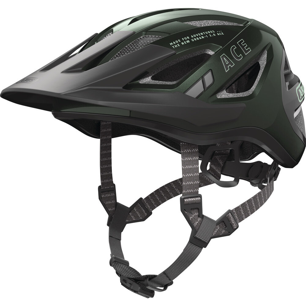 Abus Fietshelm Urban-I 3.0 ACE - Moss Green | Fietsgoedkoper.nl