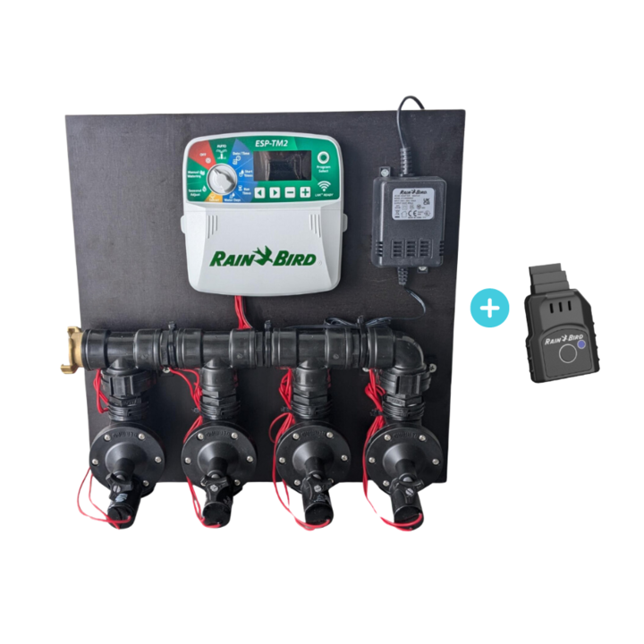 Complete Rainbird beregeningsinstallatie met wifi | 4 zones - Online Beregening