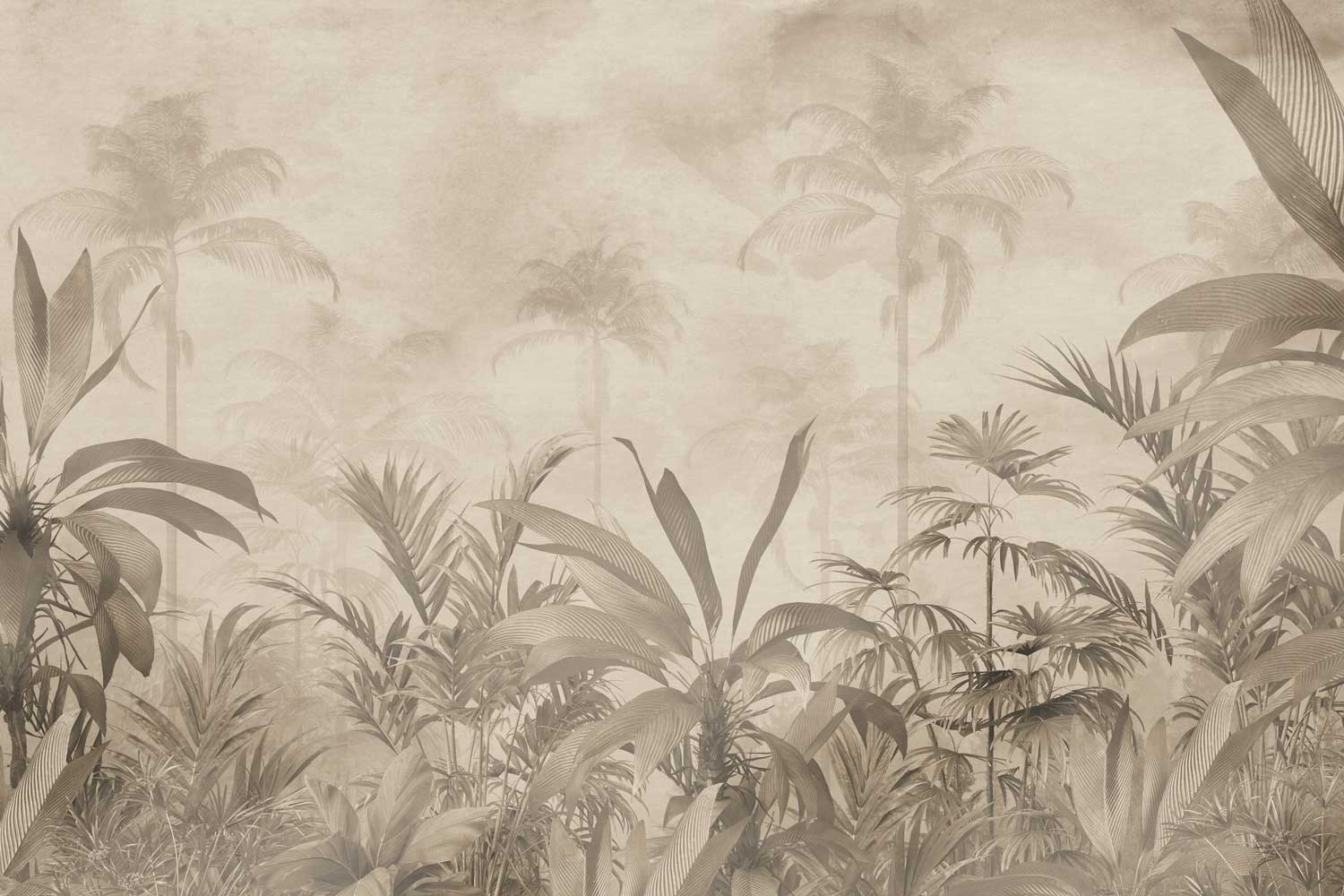 Ontdek Amsterdam Wall Lab's Vintage Jungle Landschap Behang - Amsterdam ...