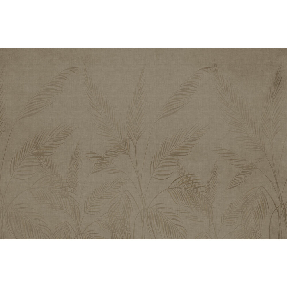 Enrich your interior with Sandstone Leaves wallpaper in sand color ...