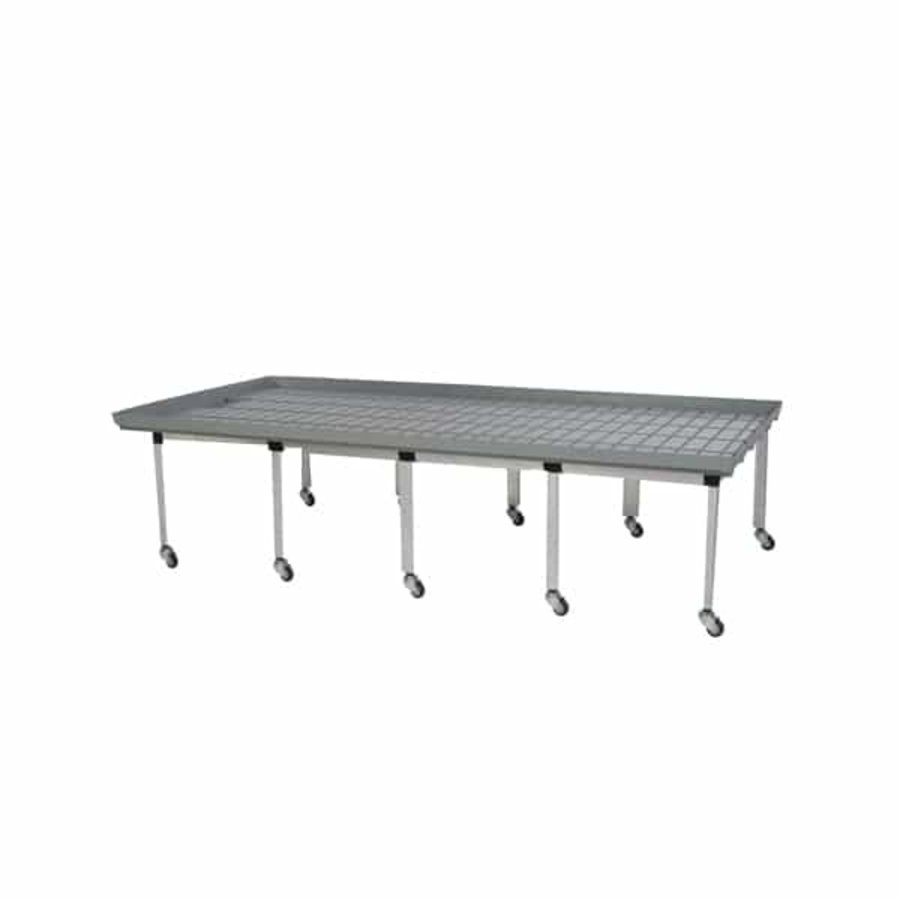 Grow table 94.5x185cm with wheels - LED Grow lights - Grow-dutch.com