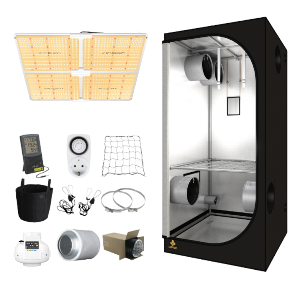 Complete grow tent 100x100 Spider Farmer - growbox komplettset - Grow ...
