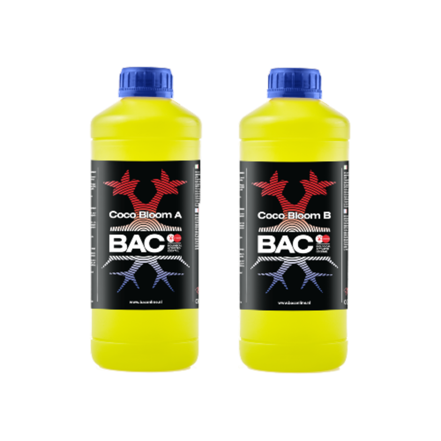 BAC Coco Nutrient Bloom A & B 20L - BAC Nutrients - Grow-dutch.com