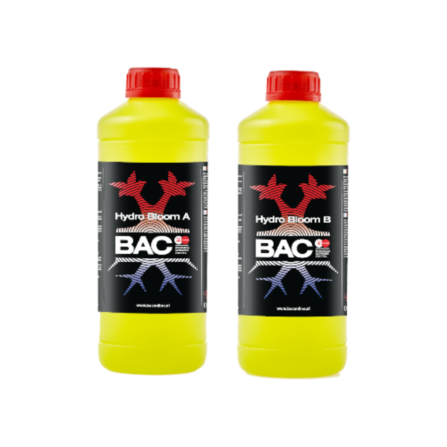 BAC Hydro Bloom A & B 20L - BAC Nutrients - Grow-dutch.com