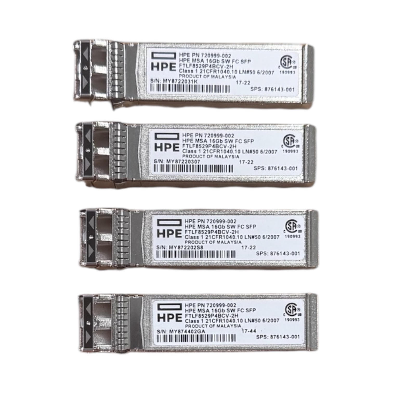 720999-002, 4-Pack GBIC Transceiver Modules - 7Digits B.V.
