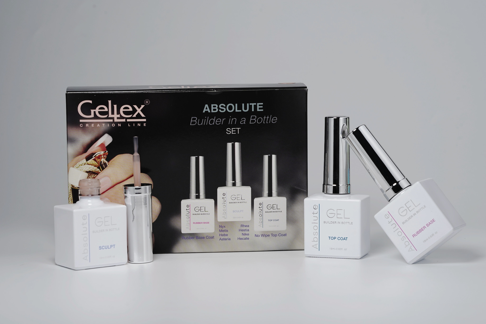 Absolute Gel - SET #25 HESTIA -18ML HEMA&TPO FREI - Gellex