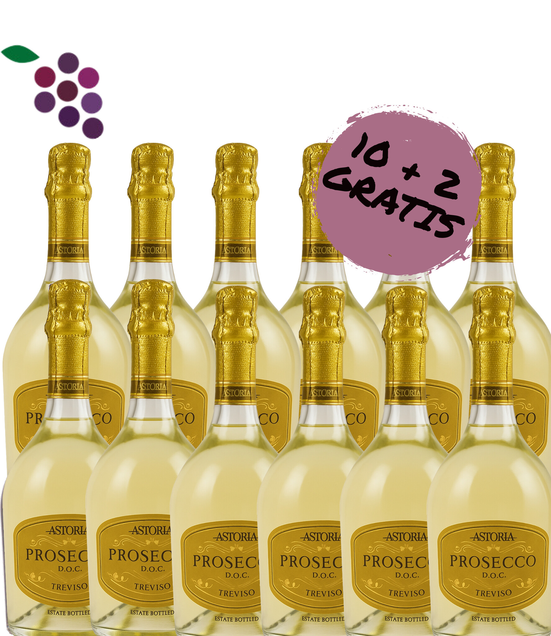Astoria Prosecco Butterfly - 10+2 Gratis | Wijndeal - Wijnhandel den Toom