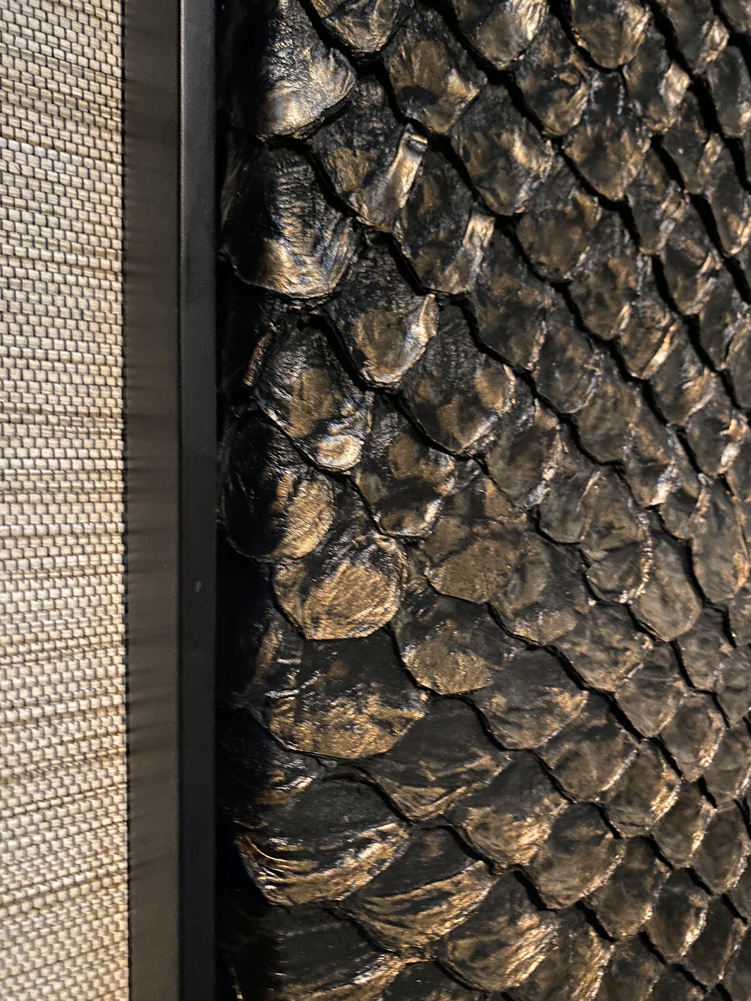 Fishscale Leather Art - Umo Art & Design