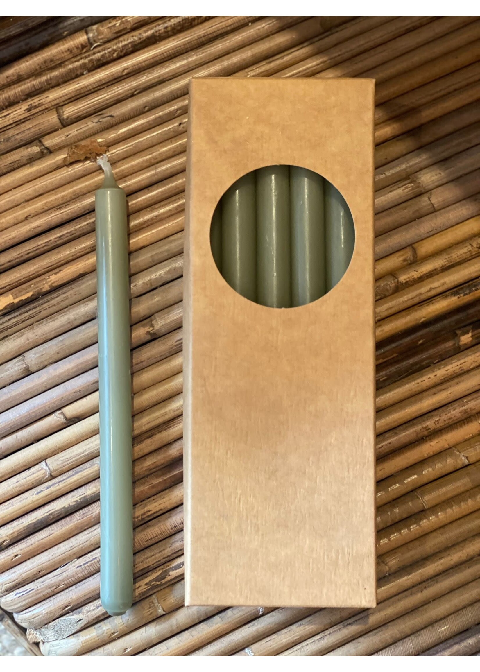 groene extruder candles / potloodkaarsen Rustik Lys - Ibiza & More