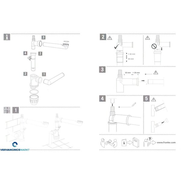 Franke Sifon Spazio 1 | Scherpe Prijs - Vervangingsmarkt